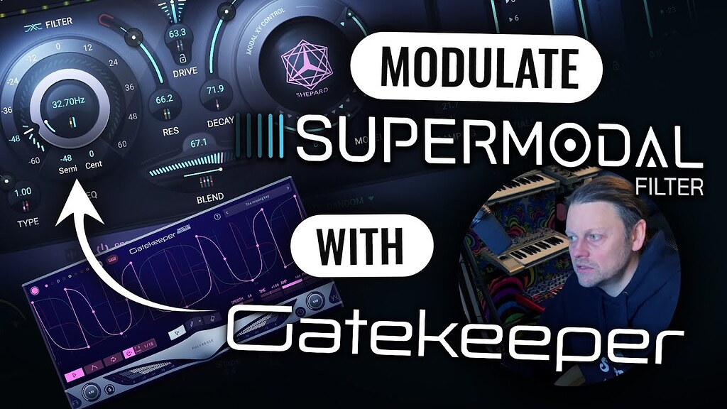 How to modulate Supermodal with Gatekeeper with CV and MIDI - Supermodal - Polyverse Music